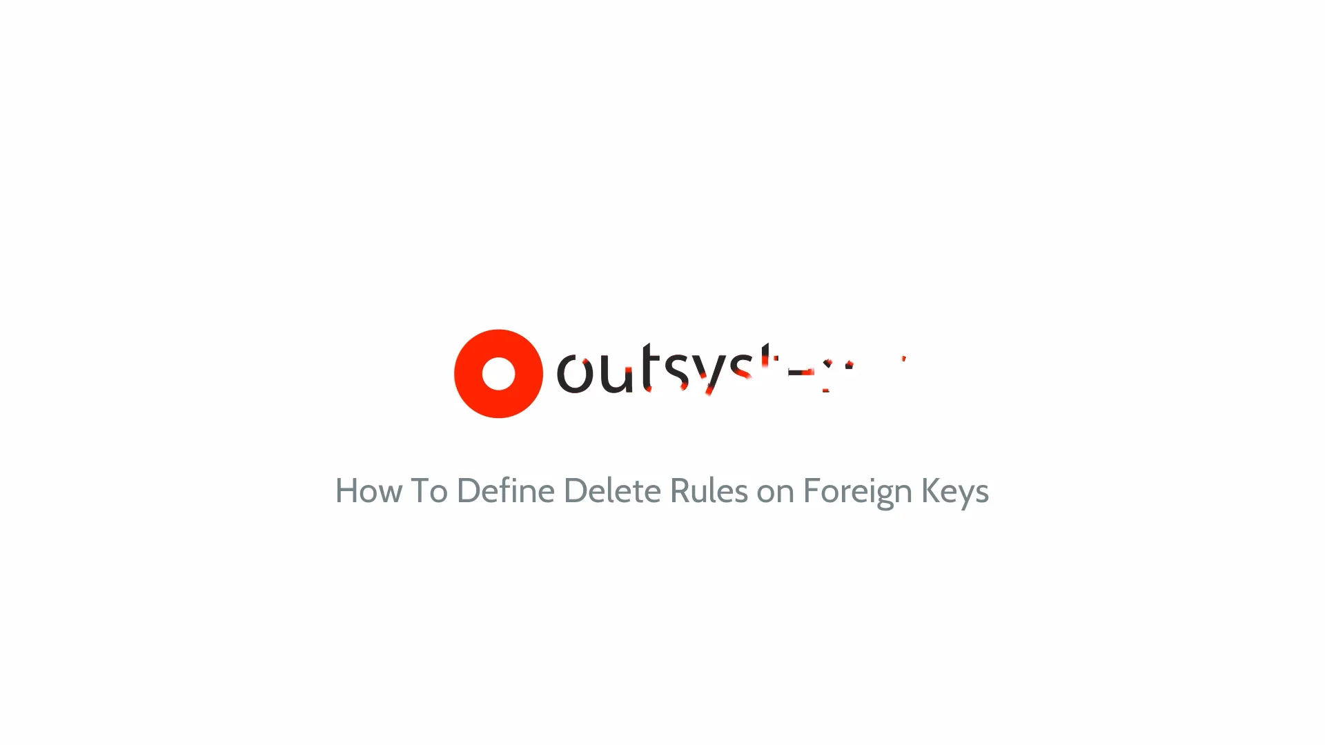 Demo: How To Define Delete Rules on Foreign Keys [en-US / 11] on Vimeo