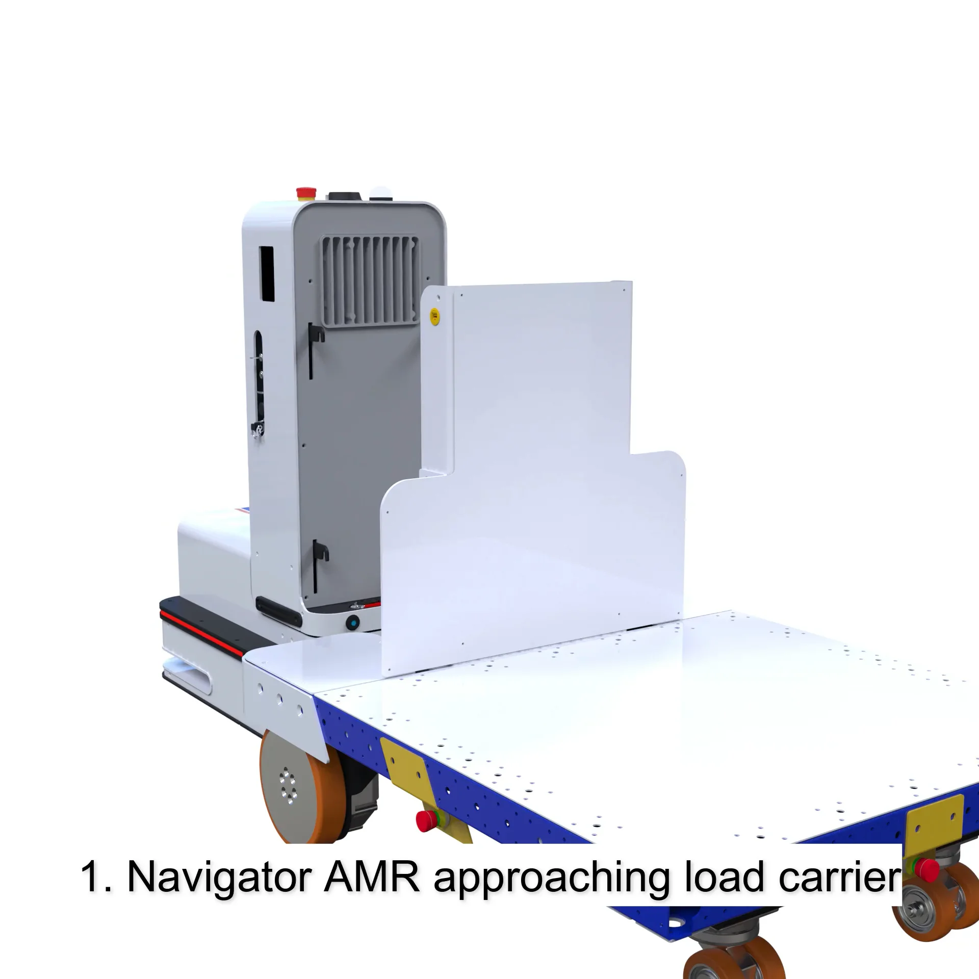 Coupling animation - FlexQube Navigator AMR