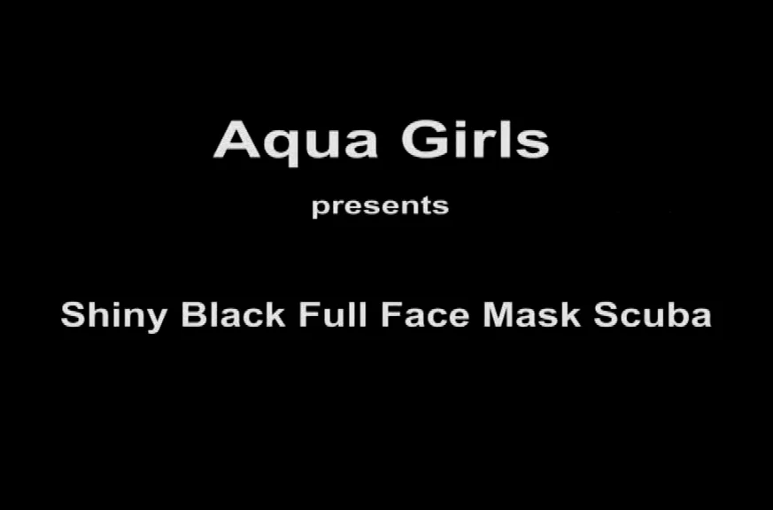 Watch Clip 0123 - Shiny Black Full Face Mask Scuba Online | Vimeo On ...
