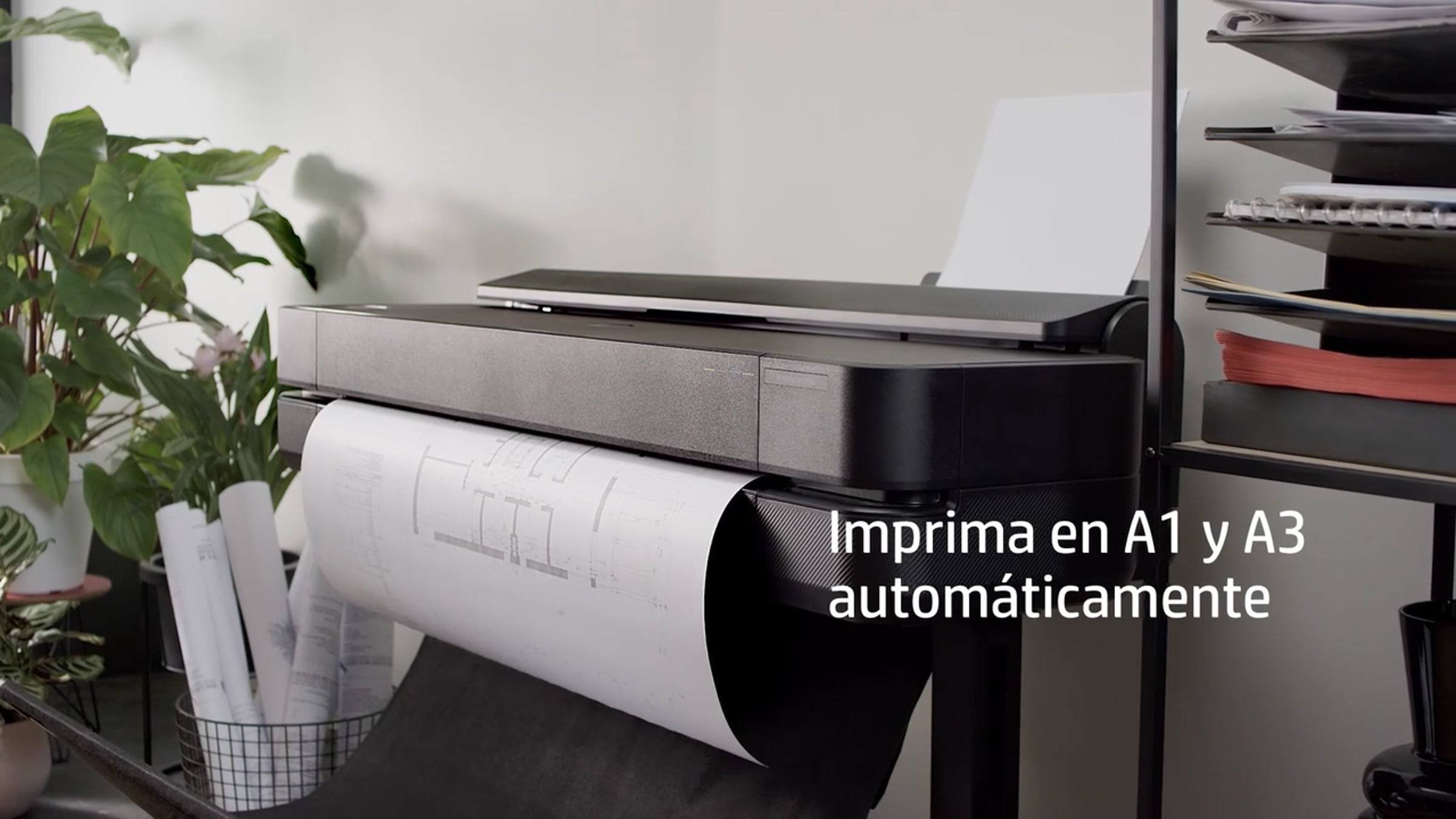 HP DesignJet T600-T200 Printer series - Product video - SPANISH