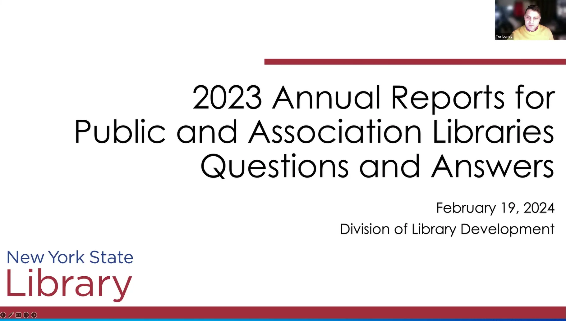 2023 Annual Reports for Public and Association Libraries - February 19 ...