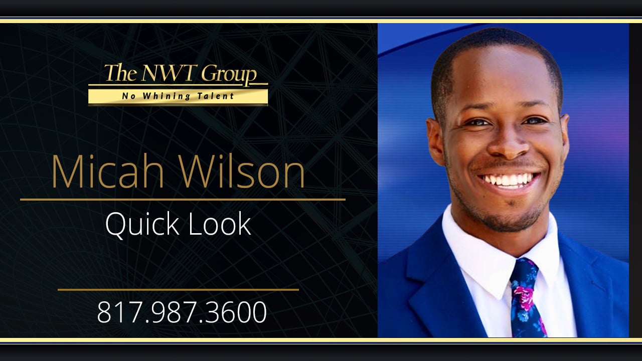 Micah Wilson: KCEN Morning Anchor | Waco | nwtgroup.com