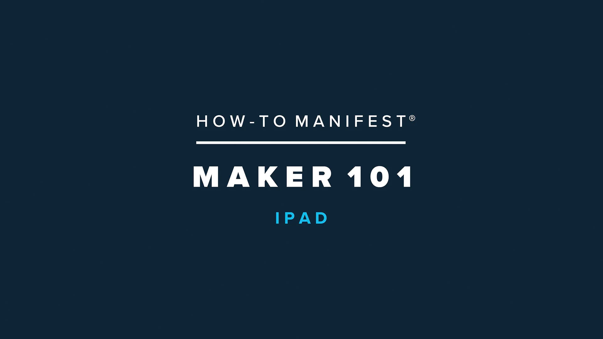 MAKER 101