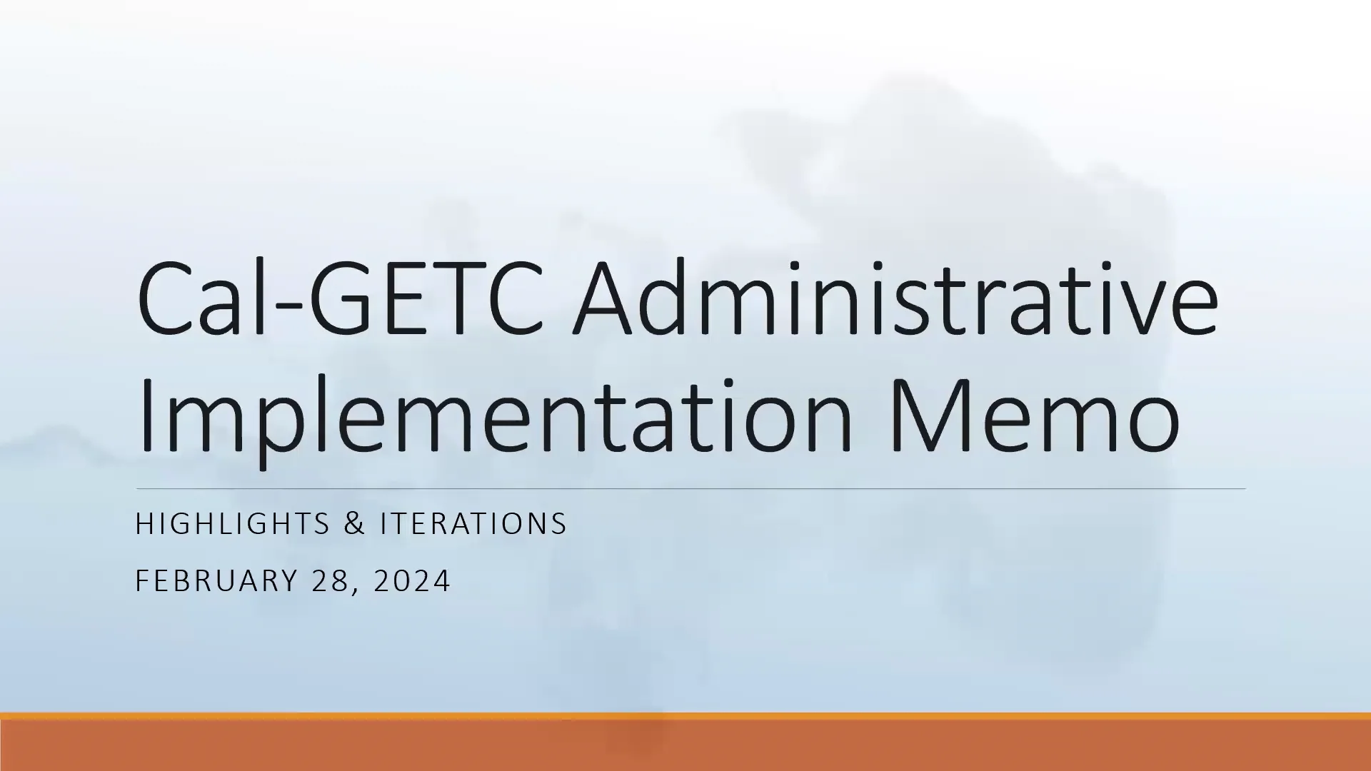 CAL-GETC Implementation on Vimeo