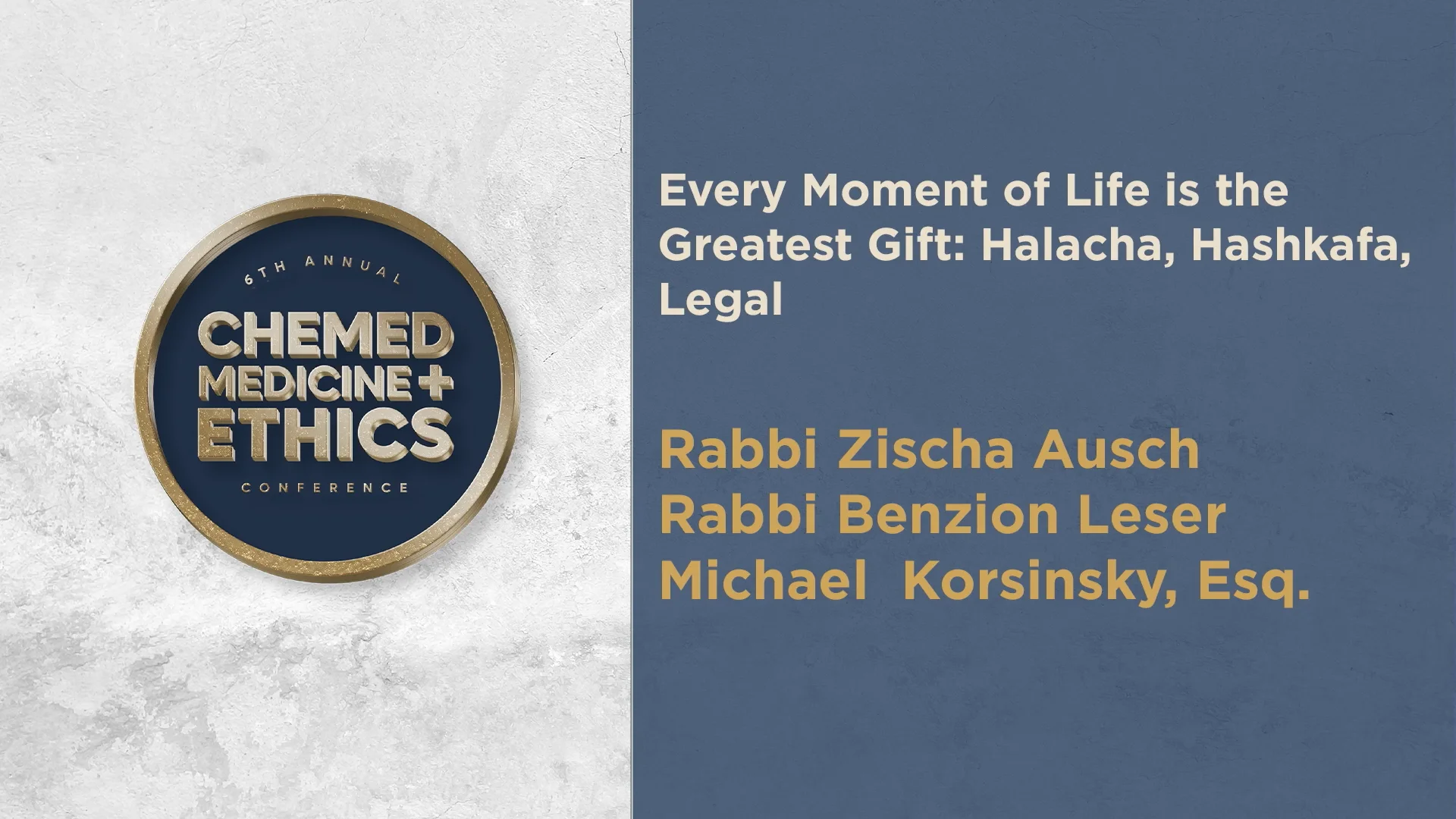 Every Moment of Life is the Greatest Gift - Rabbi Ausch, Rabbi Leser ...