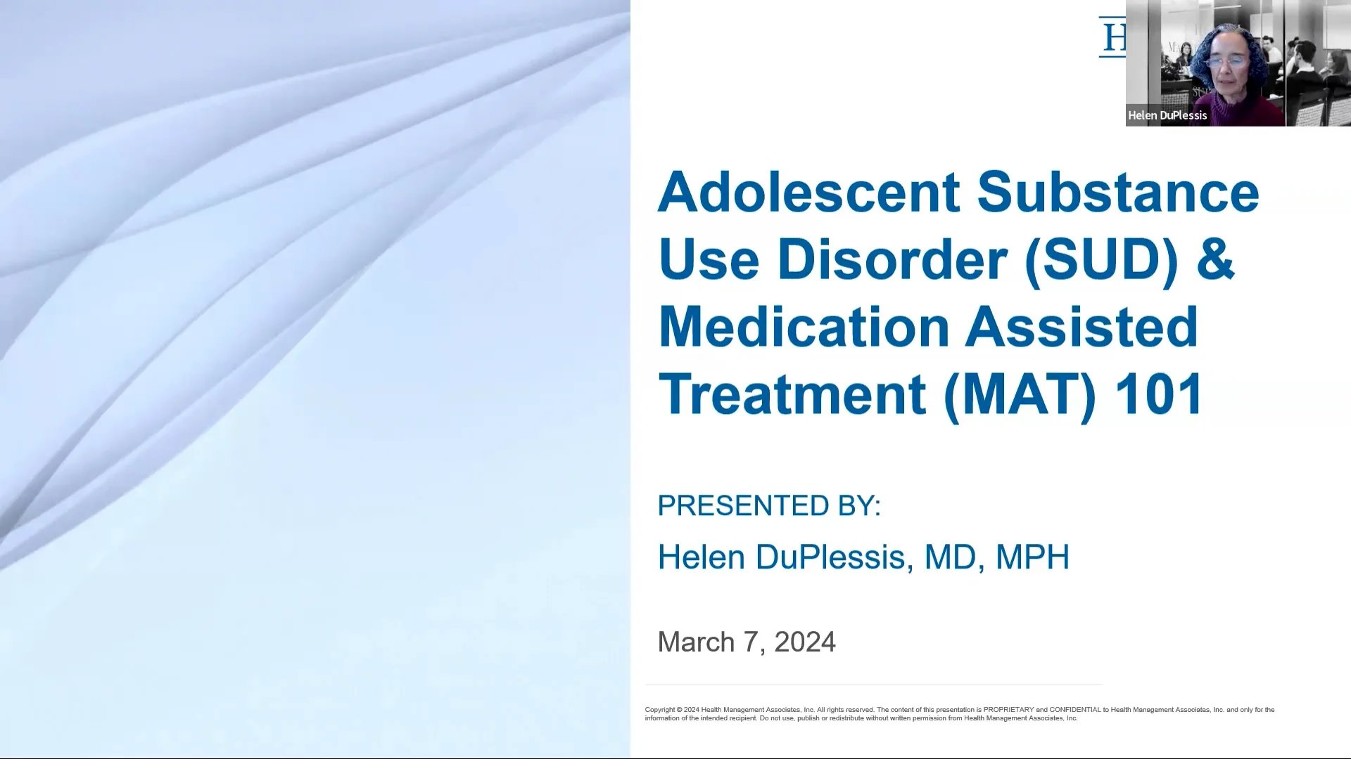 Adolescent Substance Use Disorders (SUD) & Medication-Assisted ...
