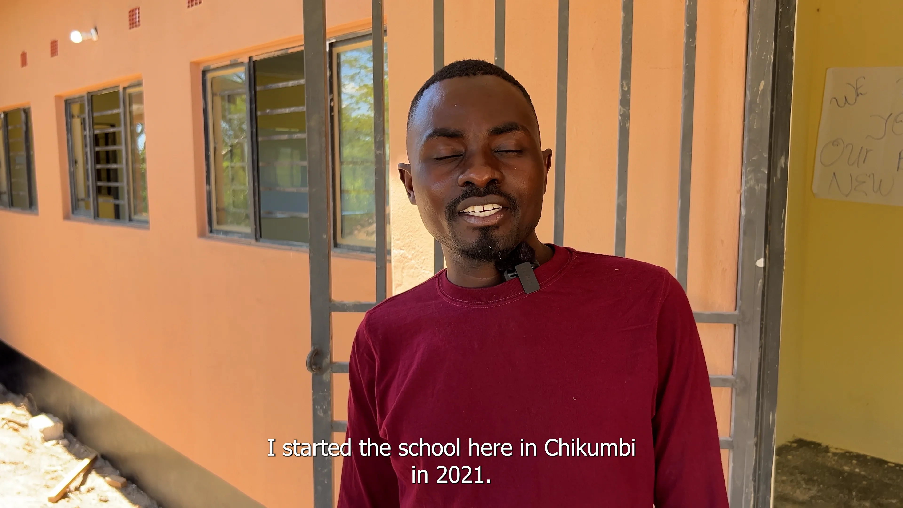 Moses Testimony, Chikumbi Farm School