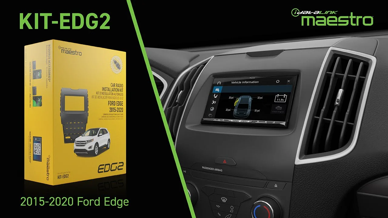 iDatalink Maestro KIT-EDG2 - Installation tutorial for 2015-2020 Ford Edge with 4.3" MyFord Radio