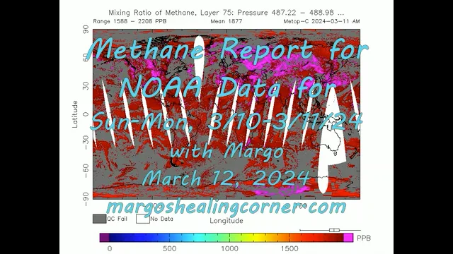 Methane Report for NOAA Data for Sun.-Mon., 3/10-3/11/24 on Vimeo