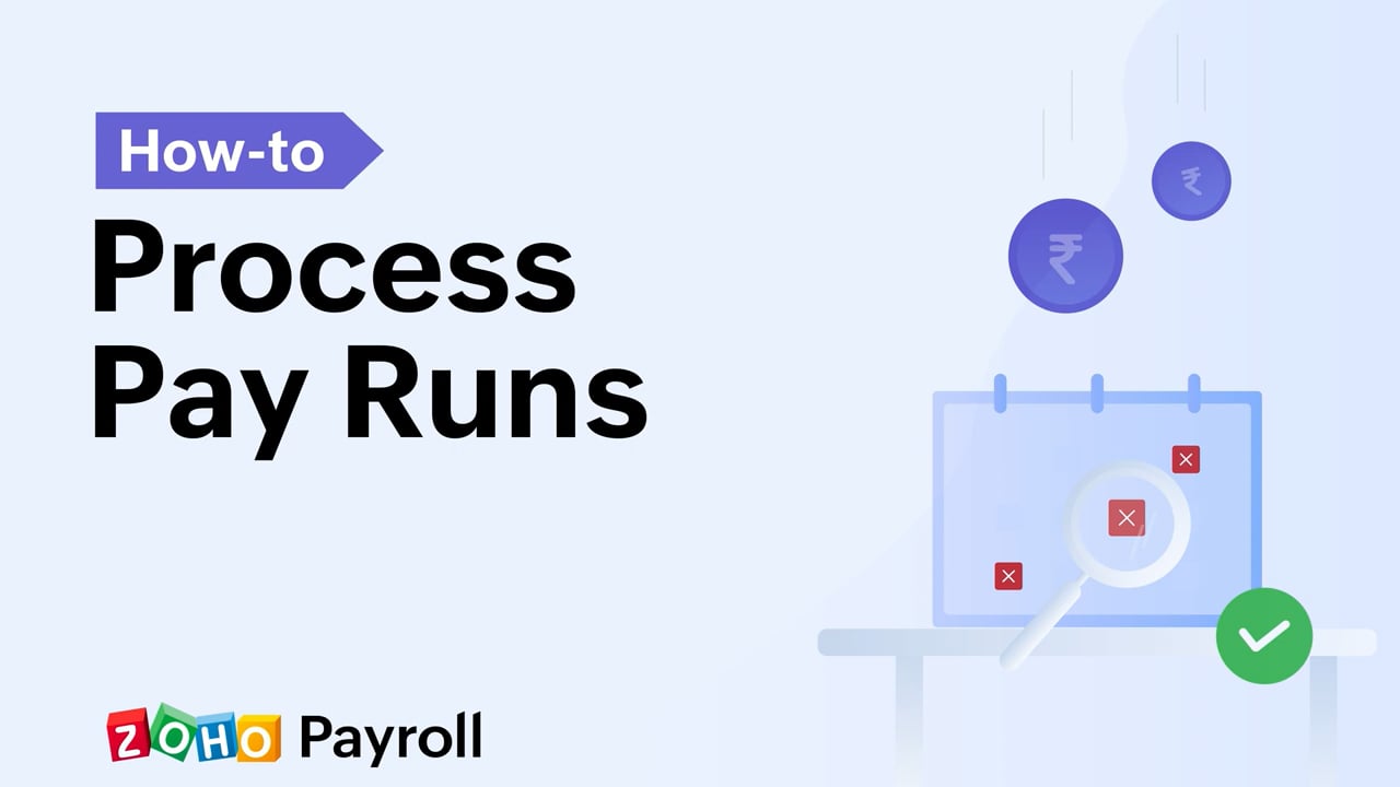 Processing a Pay Run in Zoho Payroll | Videos & Movies on Vimeo