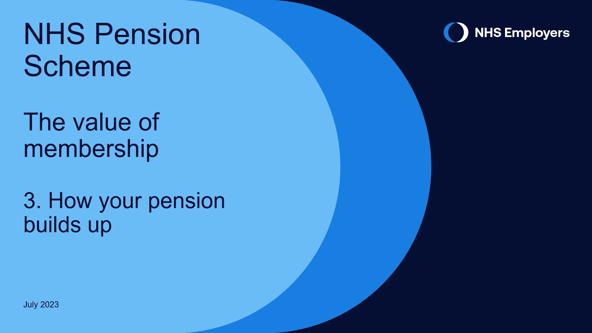 Value of the NHS Pension Scheme UPDATE 2023 - Section 3
