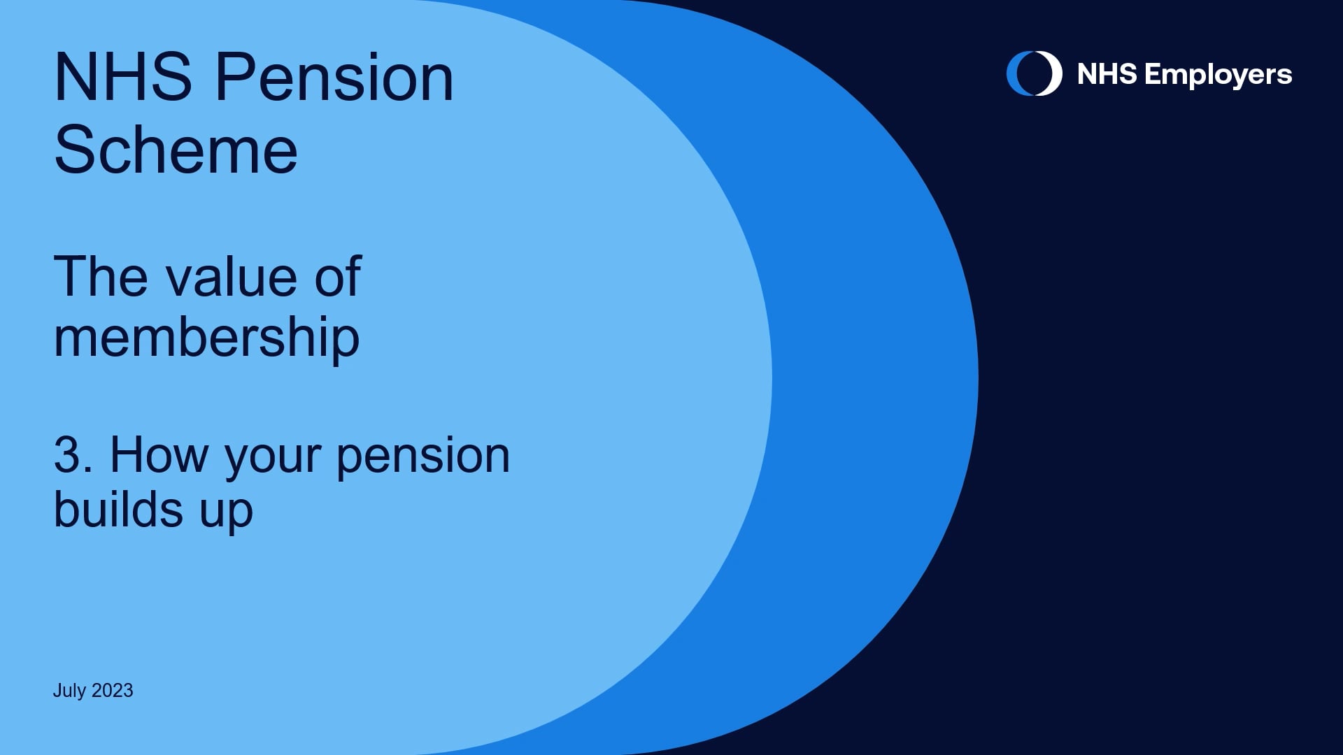 Value of the NHS Pension Scheme UPDATE 2023 - Section 3