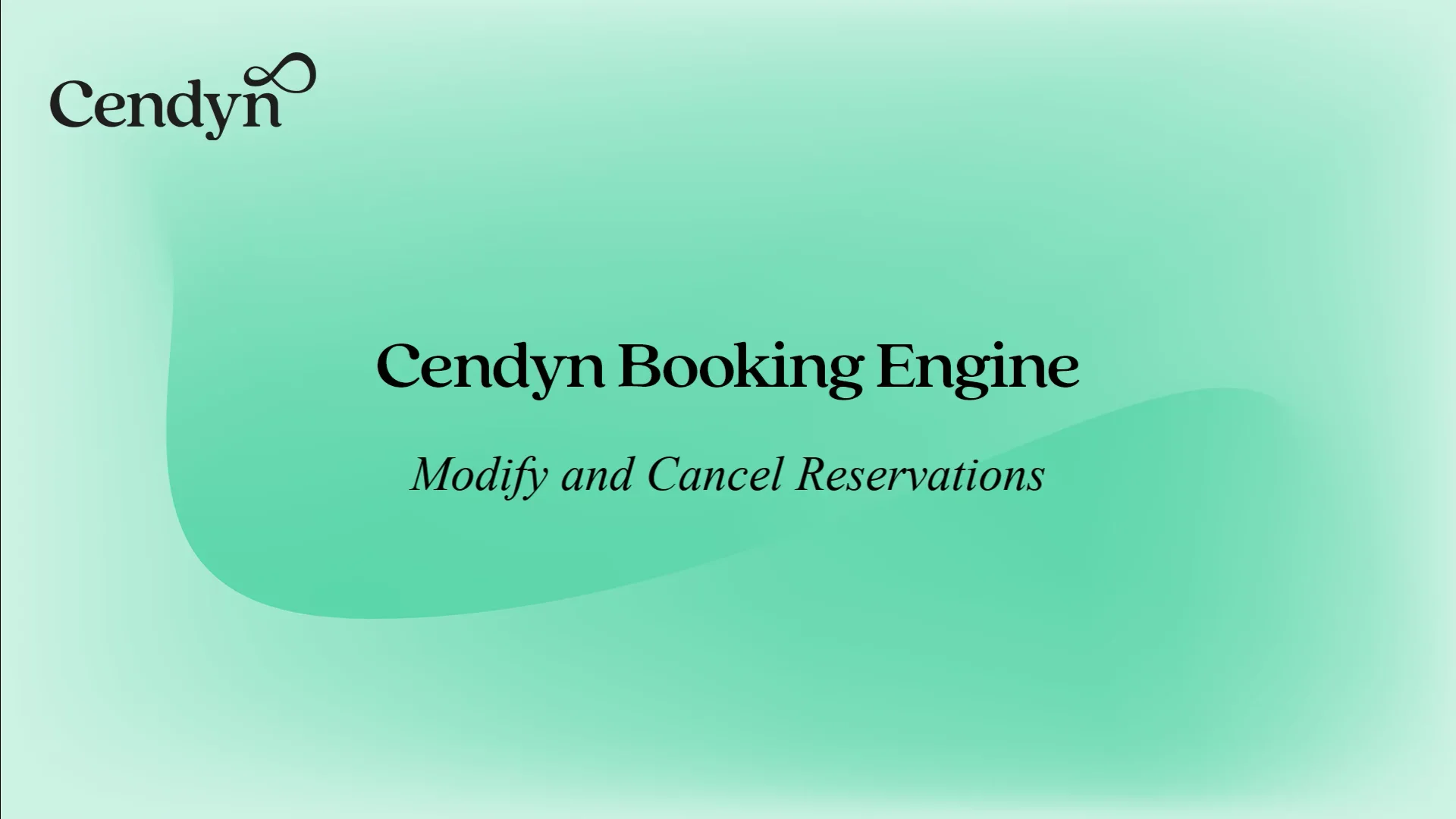 06 - Cendyn Booking Engine - Modify and cancel res 24 on Vimeo