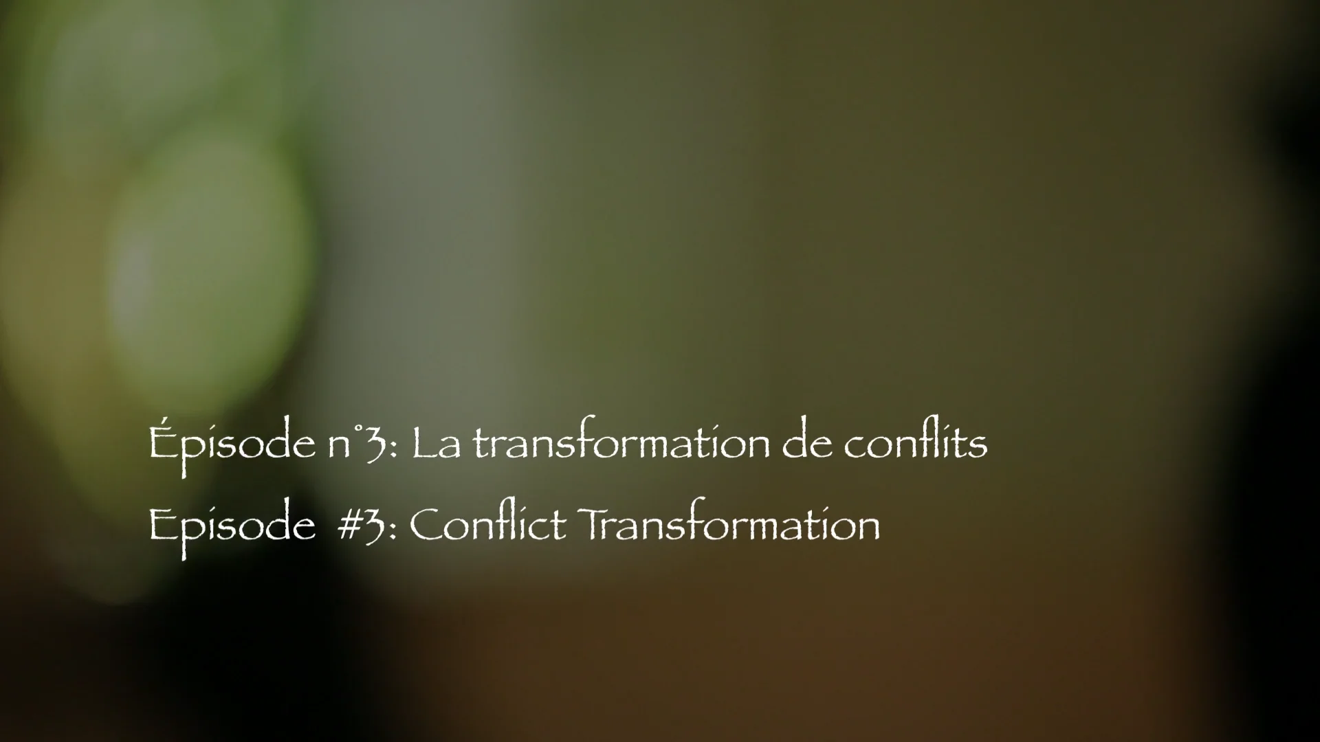 MGDF_The Legacy Project / Le Projet Héritage | episode 3 - Conflict transformation / La ...