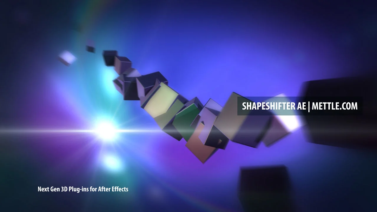 ShapeShifter AE | Cube To Cylinder Particle Morph