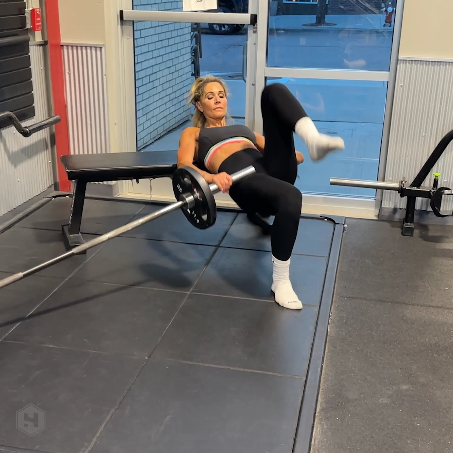 Landmine Single Leg Hip Thrust on Vimeo