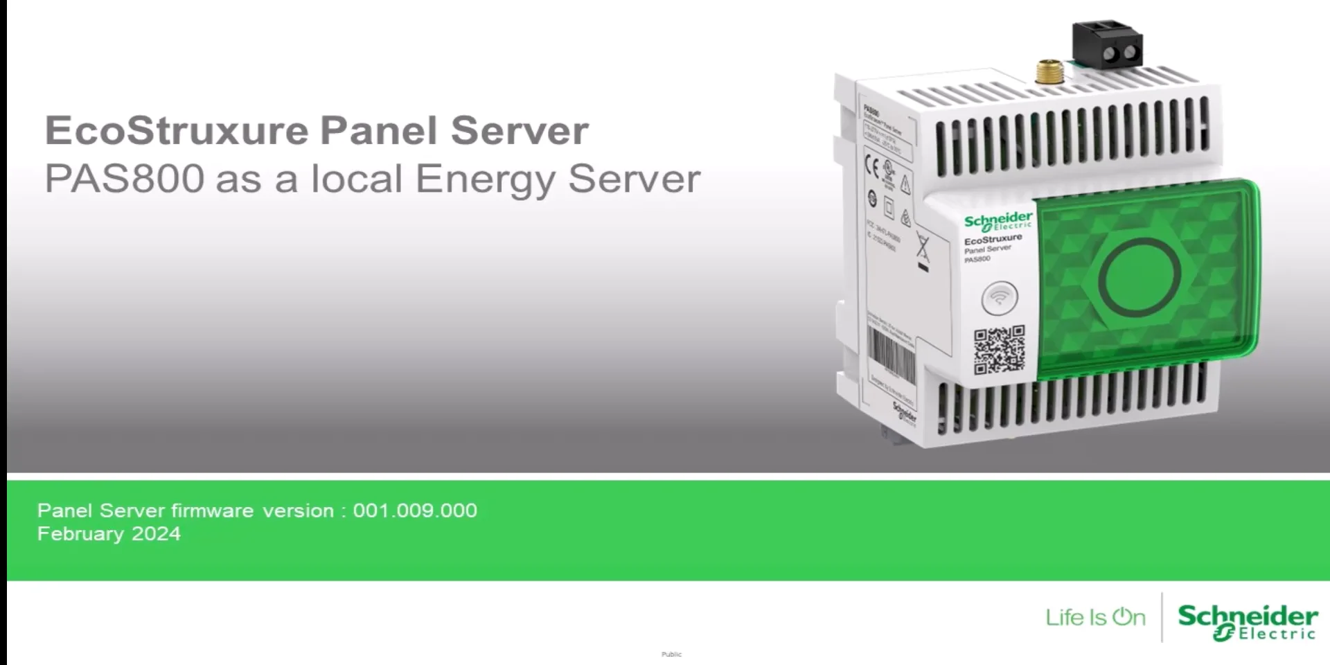 Solved: Panel Server video – PAS800 used as a Local Energy server for ...