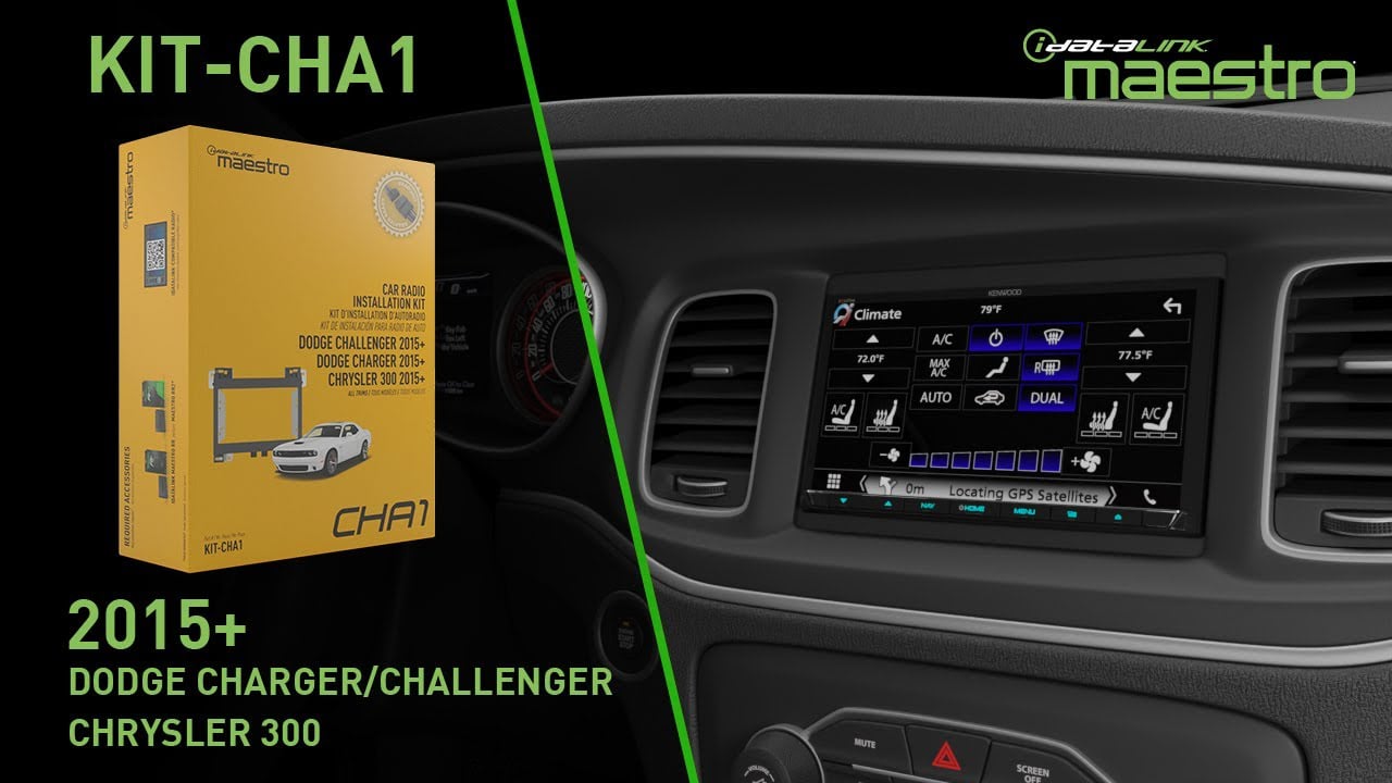 iDatalink Maestro CHA1 - Installation tutorial for 2015+ Dodge Challenger