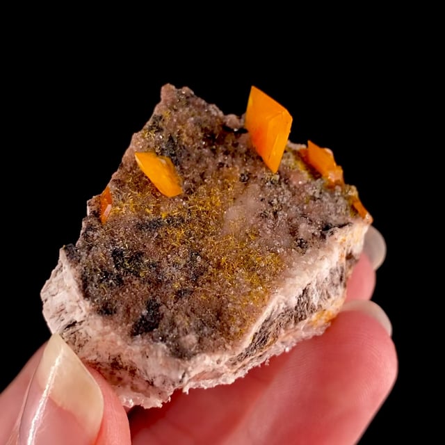 Wulfenite (classic locality) | Rowley Mine, Theba, Painted Rock Mining ...