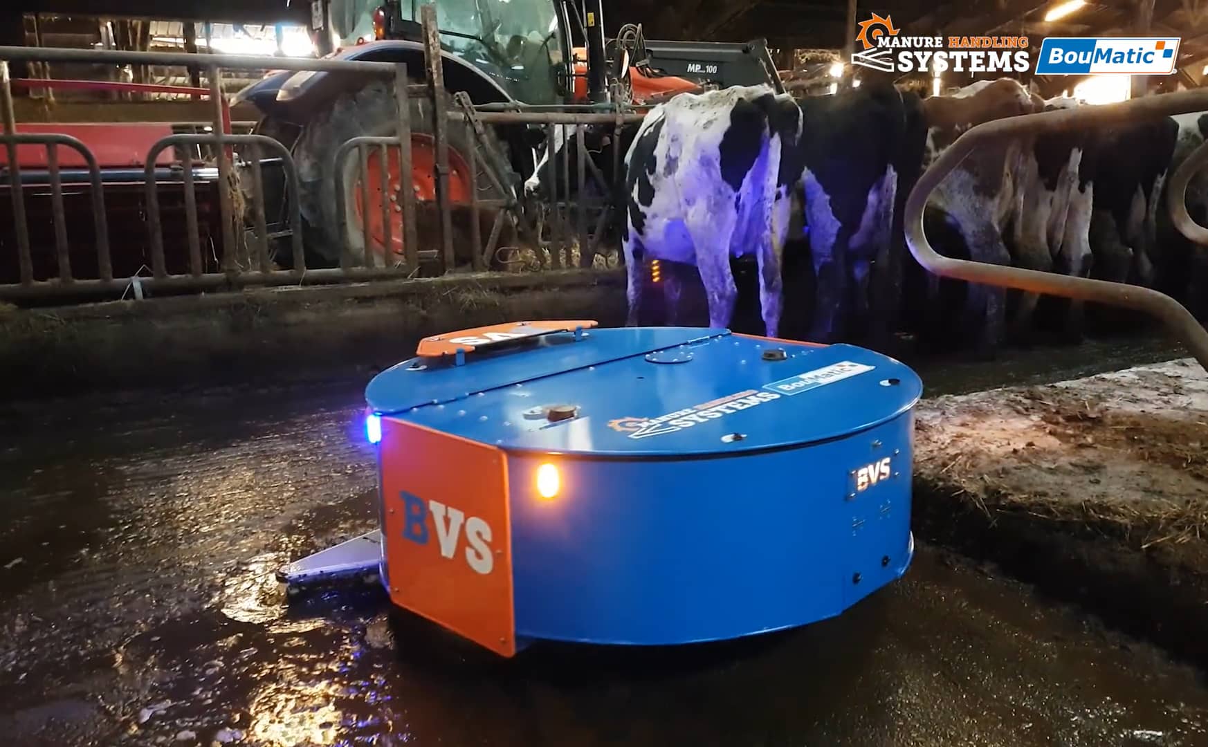 BouMatic Vacuum Scraper Robot (BVS) on Vimeo