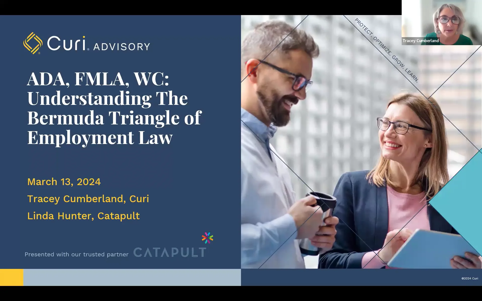 Curi Advisory Webinar: ADA, FMLA, WC: Understanding the Bermuda ...