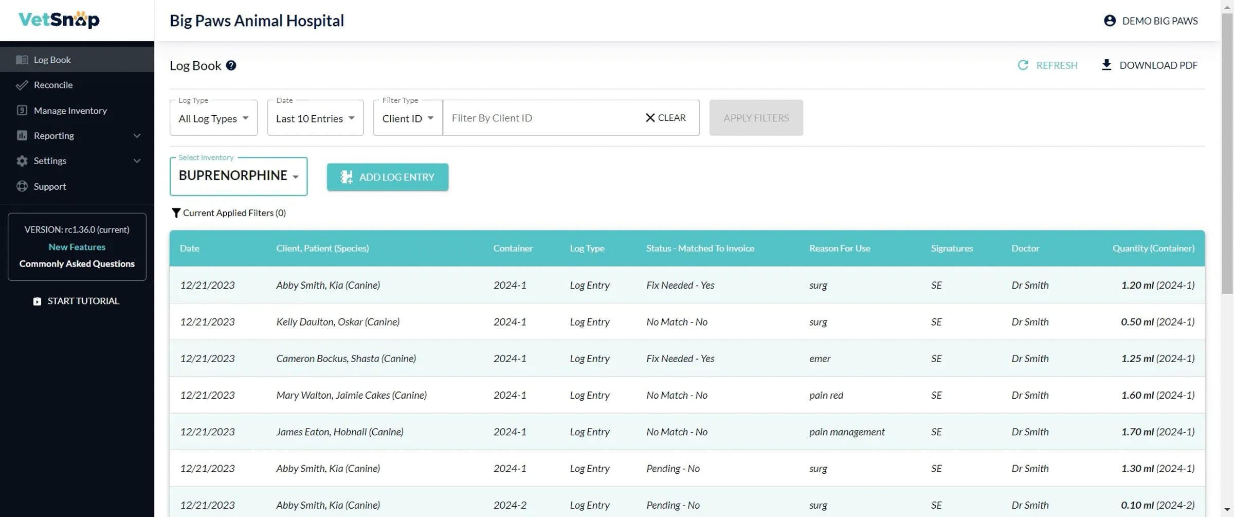 Record Physical Count - Manage Inventory