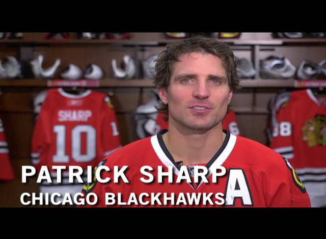 Patrick Sharp of the Chicago Blackhawks Announcement on Vimeo