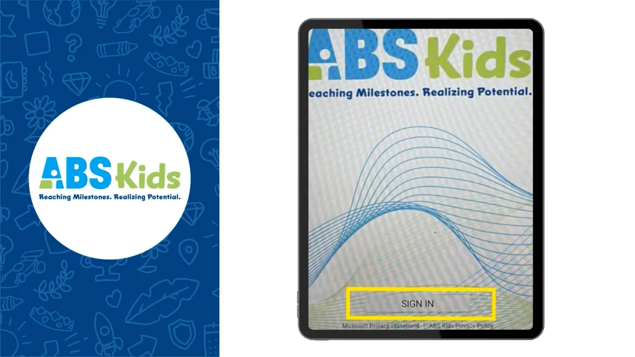 BT Tablet Sign In Process