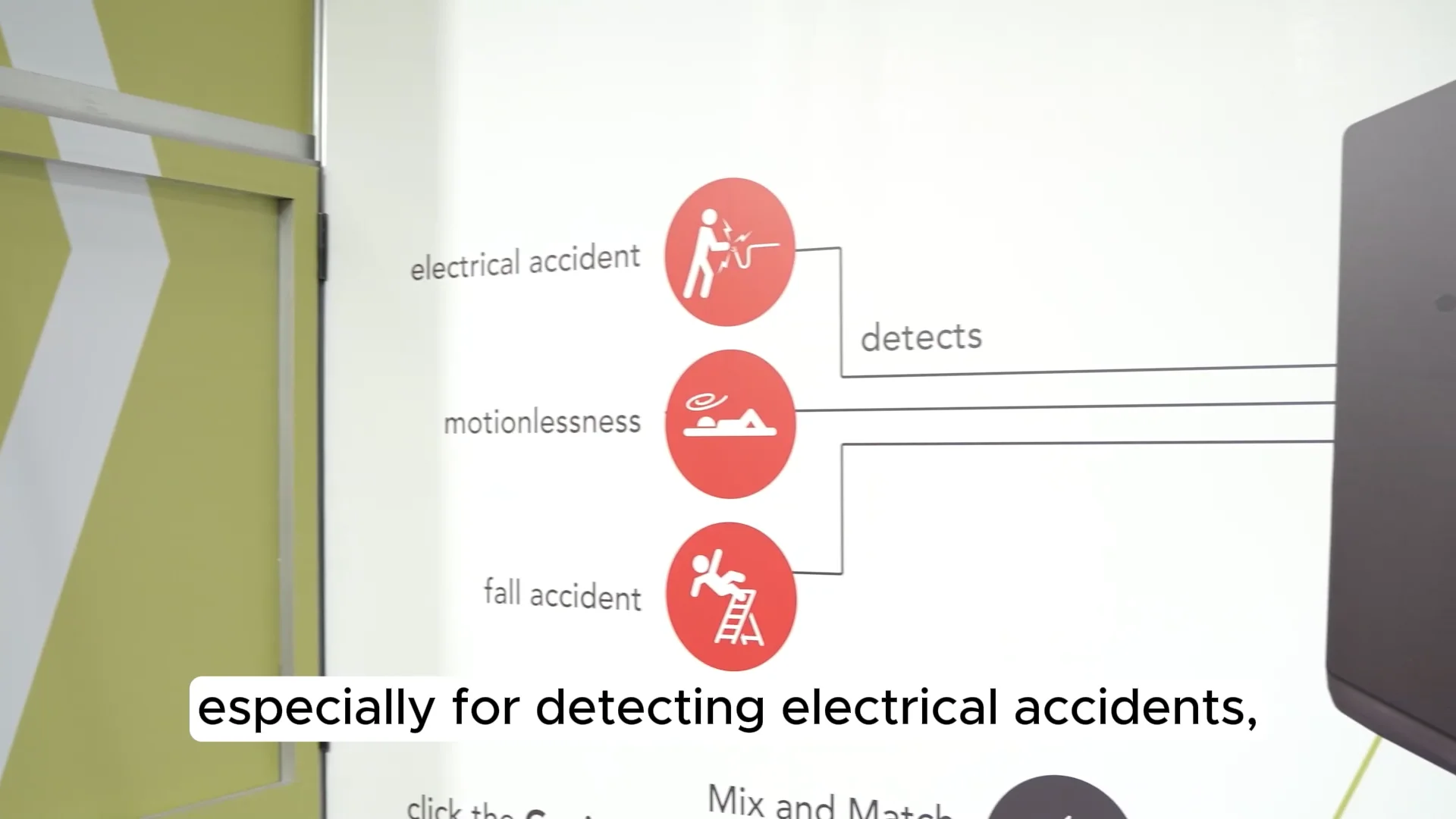 Fernando presenting the ANGEL React Shirt and Clip System at Sicur in ...