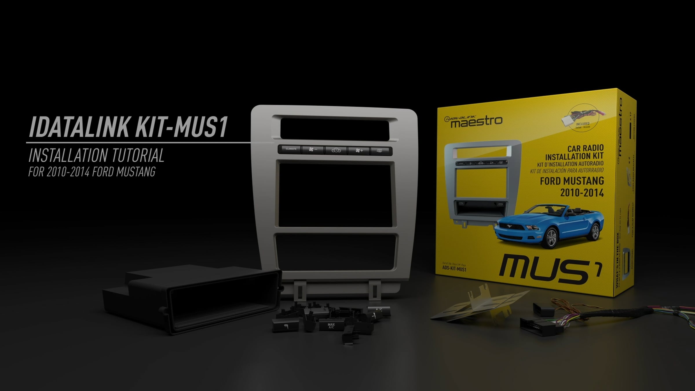 iDatalink Maestro KIT-MUS1 Installation Video