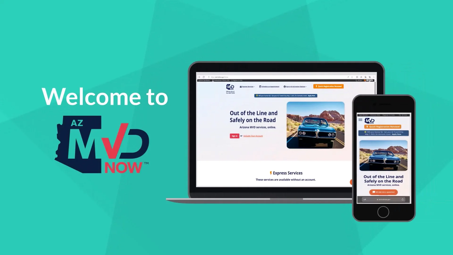 AZ MVD Now Sign In (Commercial)
