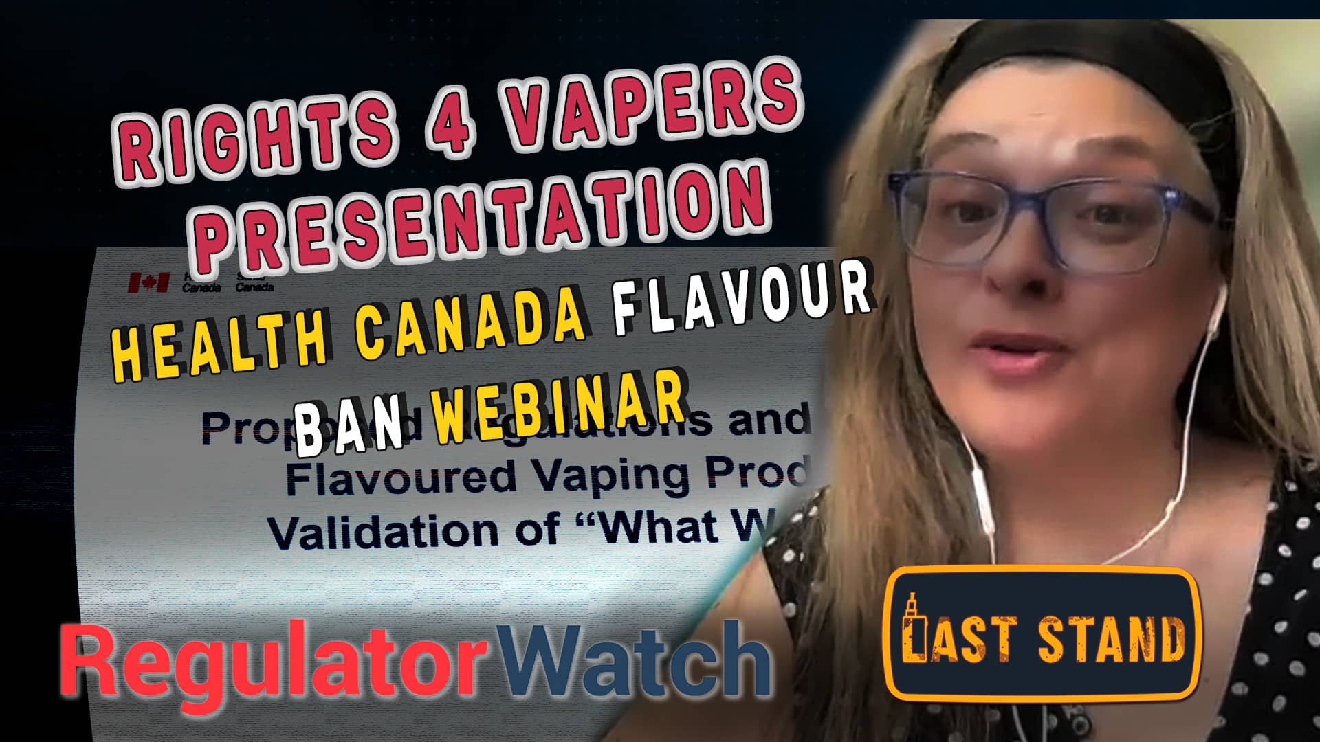 E509 - EXTRA.2 - RIGHTS 4 VAPERS PRESENTATION | HEALTH CANADA FLAVOUR ...