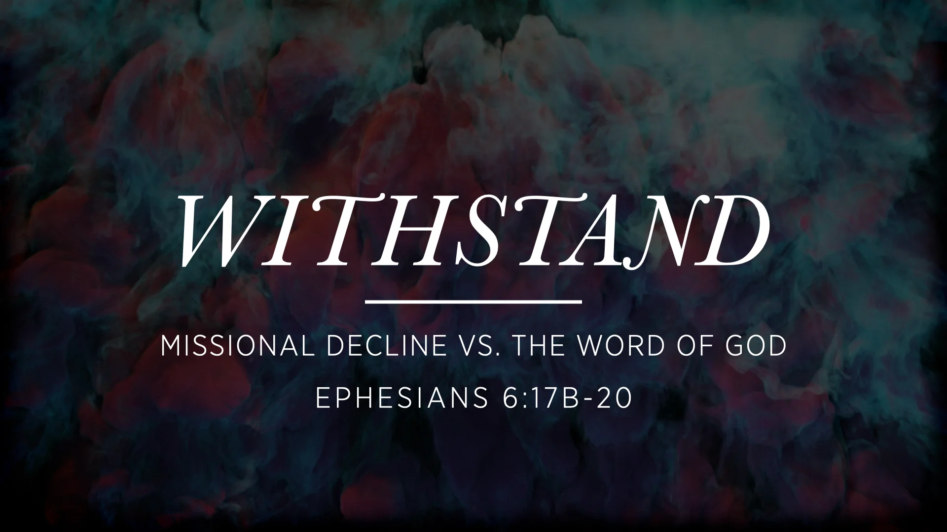 Withstand - Missional Decline vs. The Word of God on Vimeo