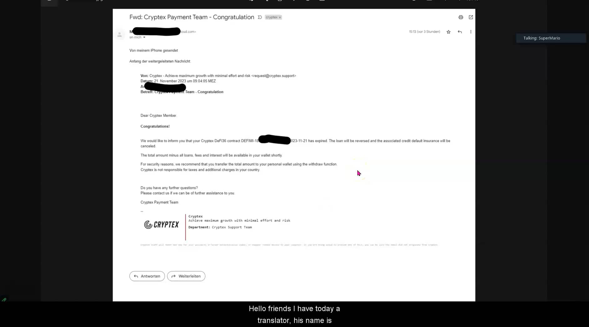 Cryptex Completed Contracts Documentation on Vimeo