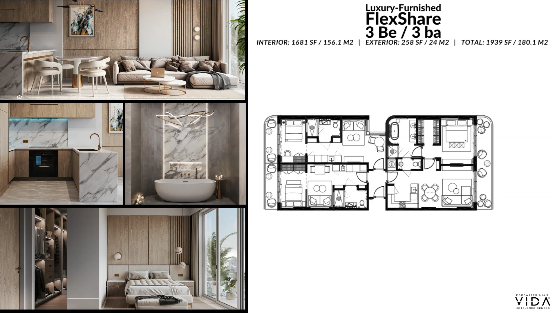 3 Beds Lux FlexShare Video 1