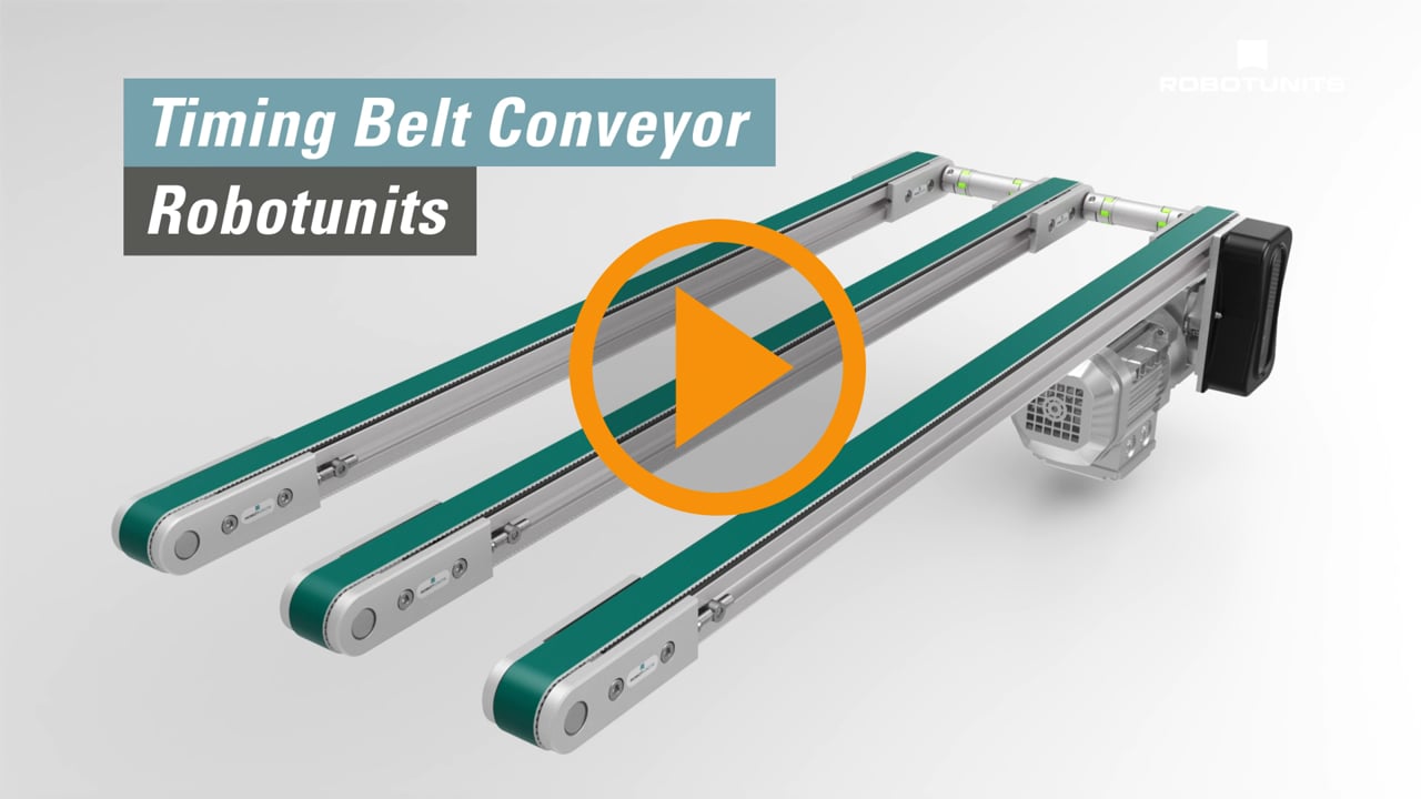 Timing Belt Conveyor 80 | Robotunits Conveyor Technology