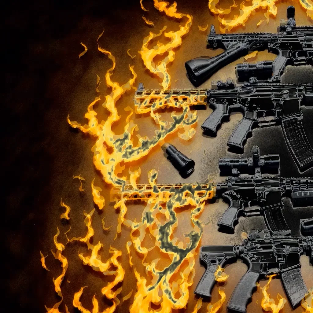 "Gunscapes: Patterns of Contention #25" 2024 by illhumanated | [dNASAb ...