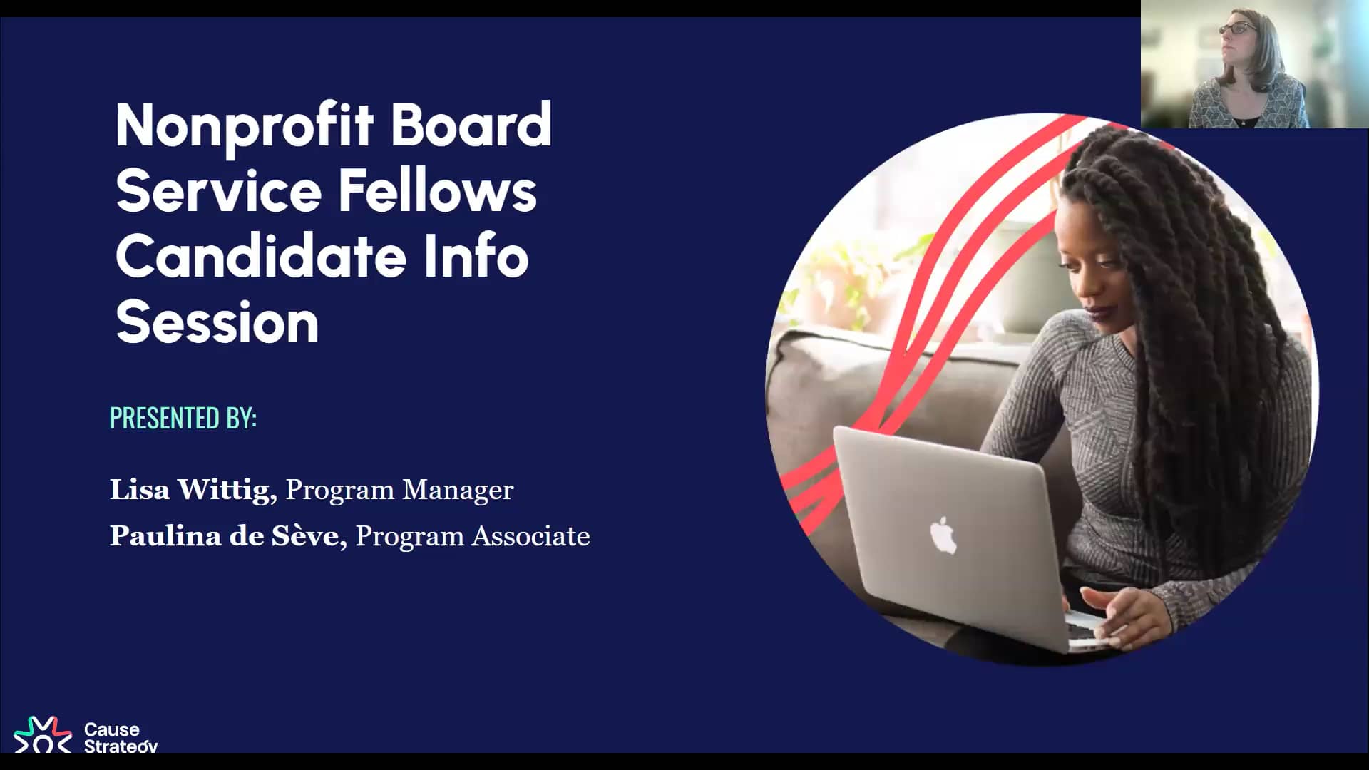 Nonprofit Board Service Fellows Candidate Info Session on Vimeo