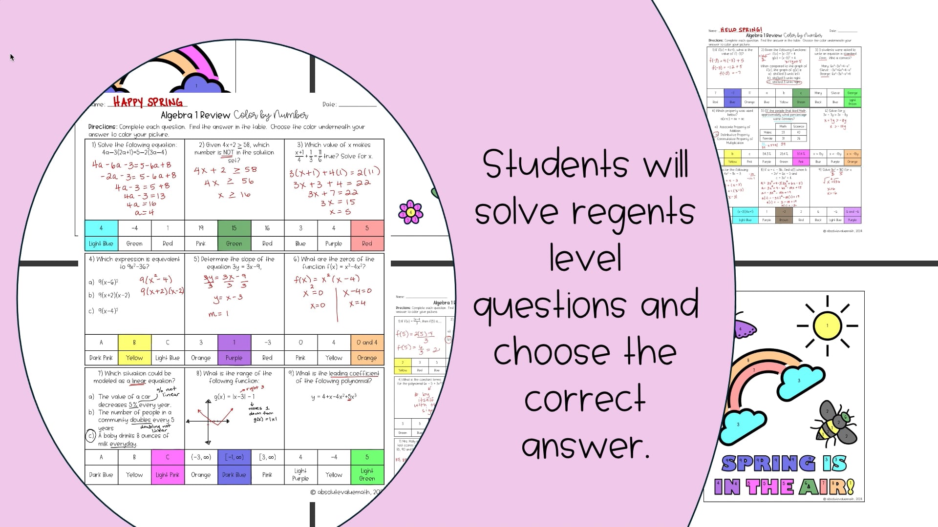Absolutevaluemath Algebra 2 Resources High School Math Resources