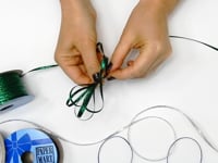 Narrow Crystalized Metallic Ribbon