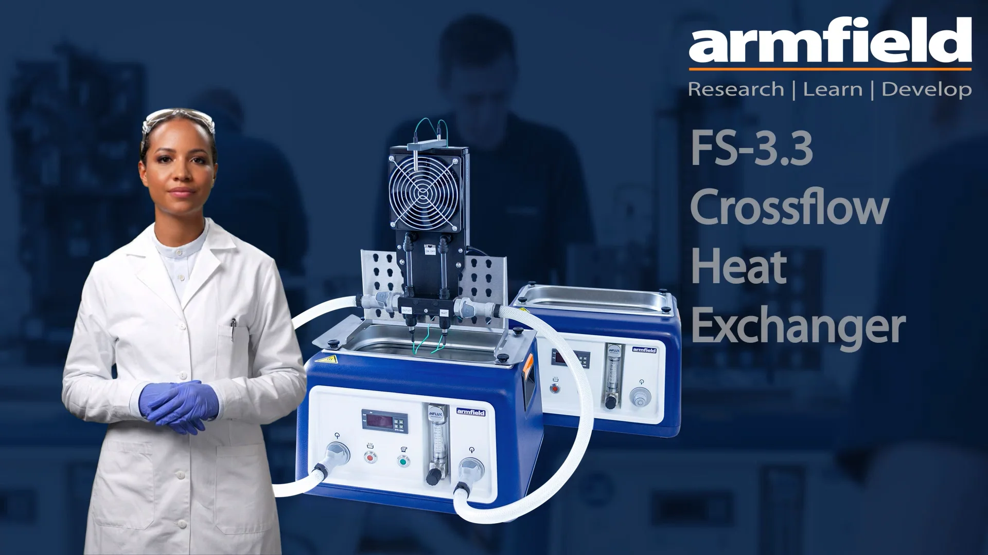 Armfield FS-3.3 Crossflow Heat Exchanger on Vimeo