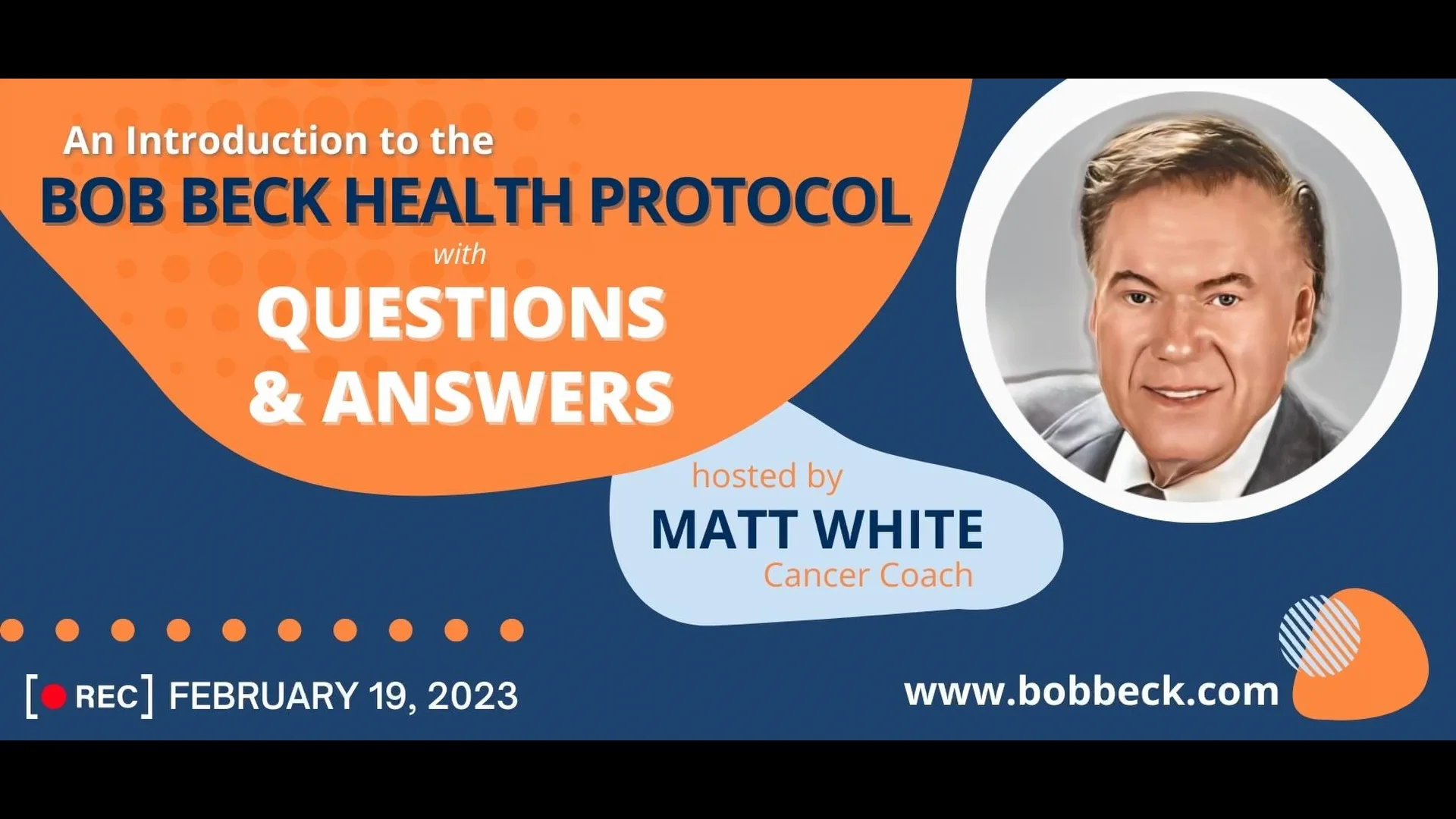 The Bob Beck Health Protocol Live Question & Answer - Cancer