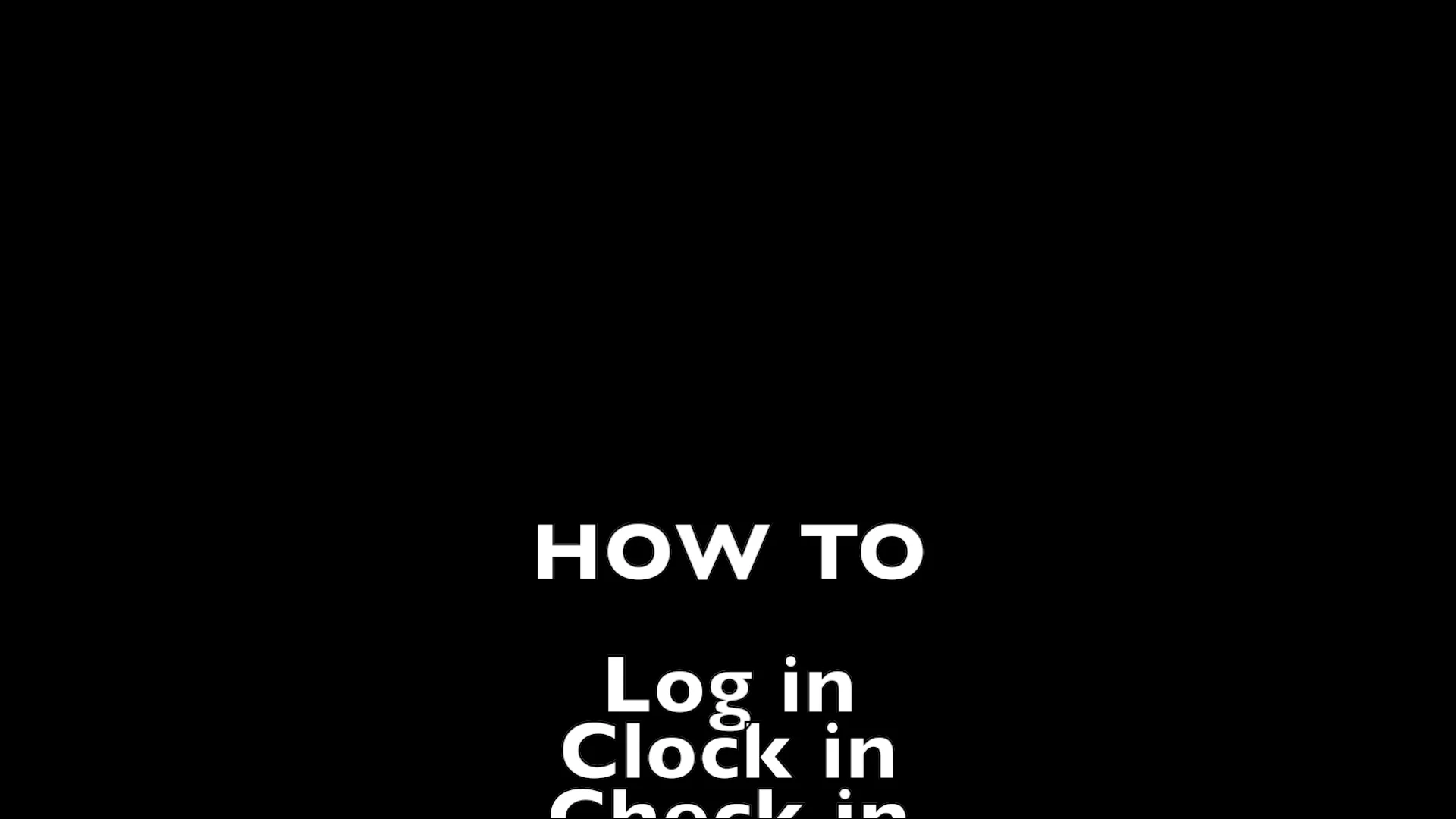 Log in and out / Clock in and out / Check in and out on Vimeo