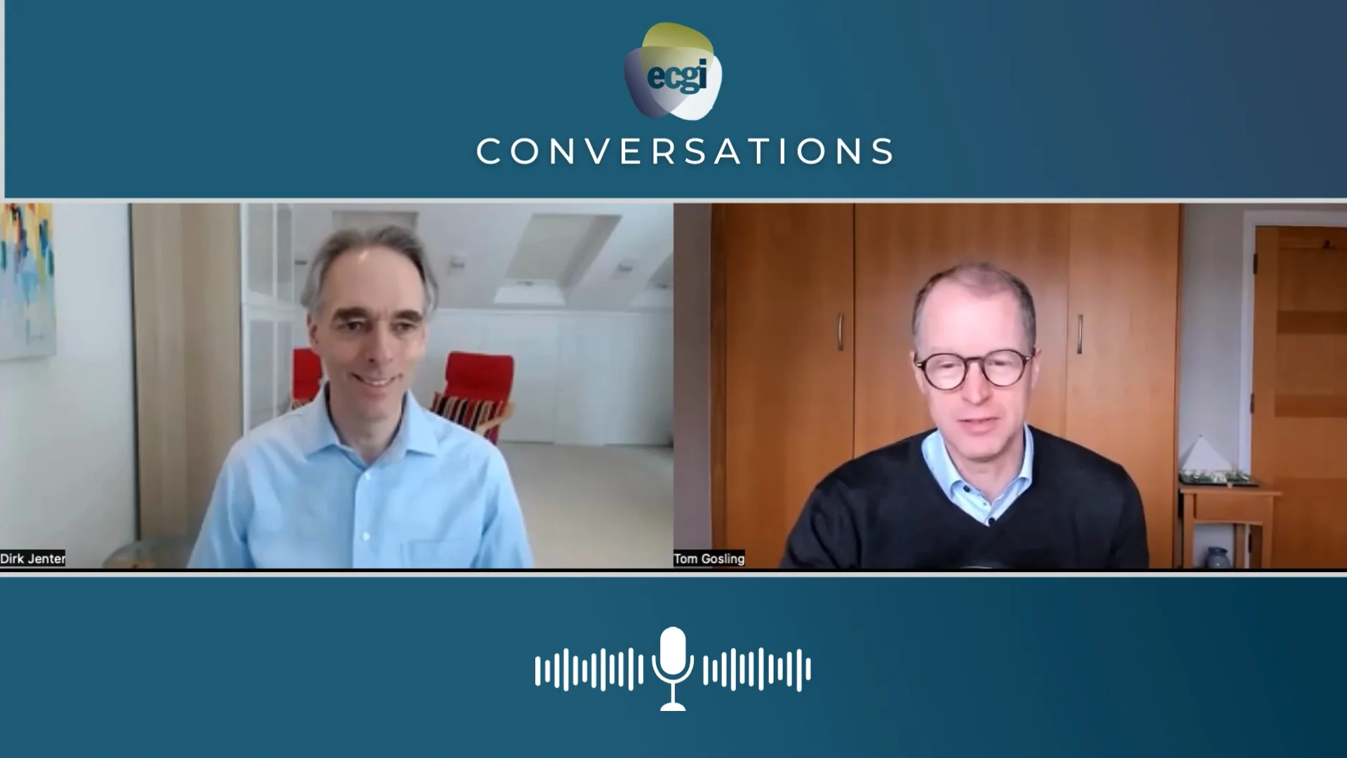 ECGI Conversations - Prof. Dirk Jenter