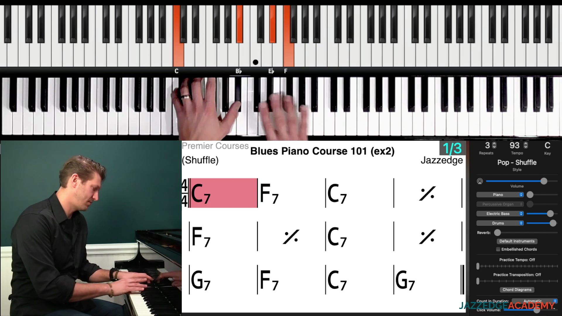 Blues Piano 101 - Jazzedge Academy