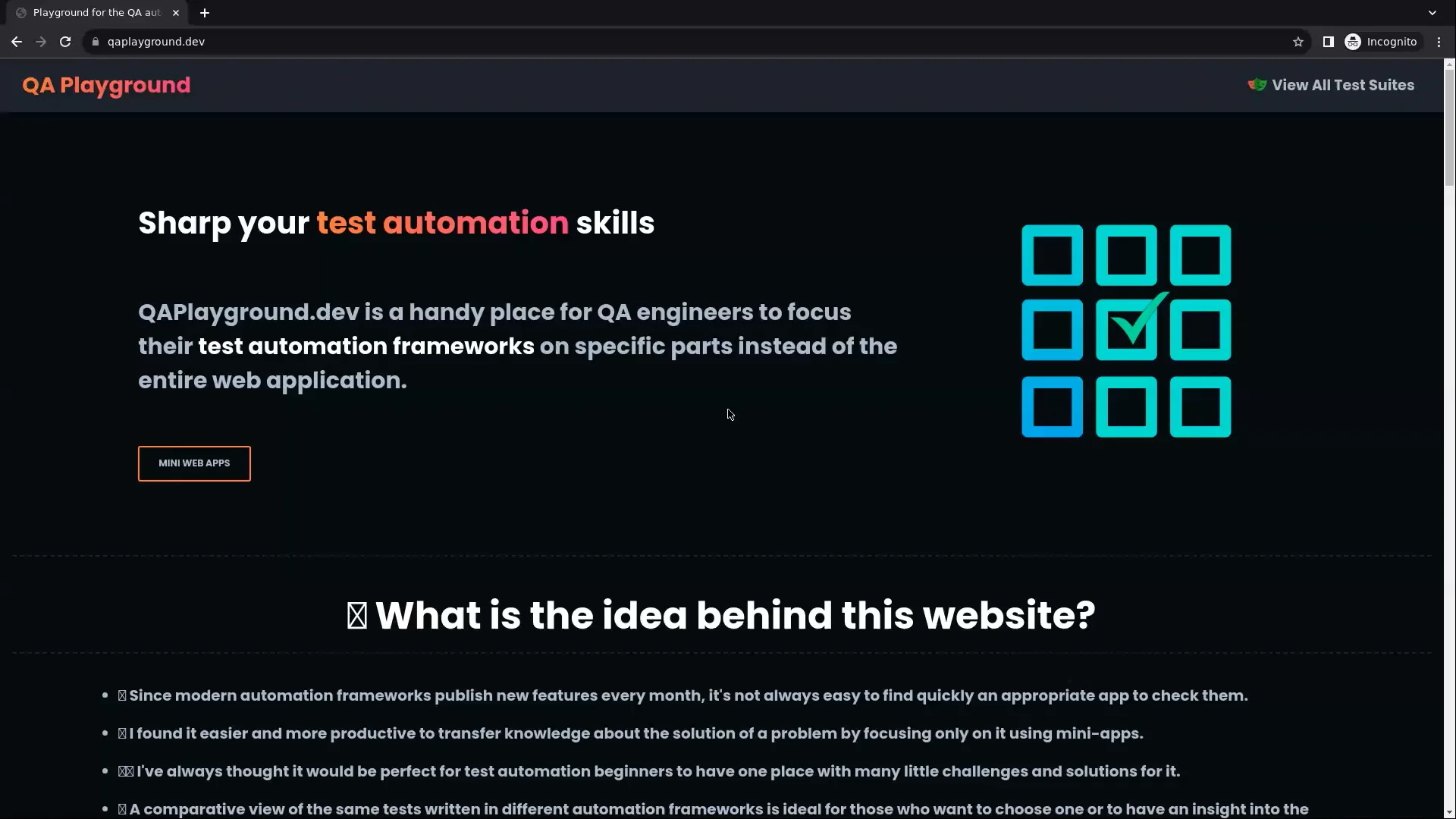 QA Playground on Vimeo