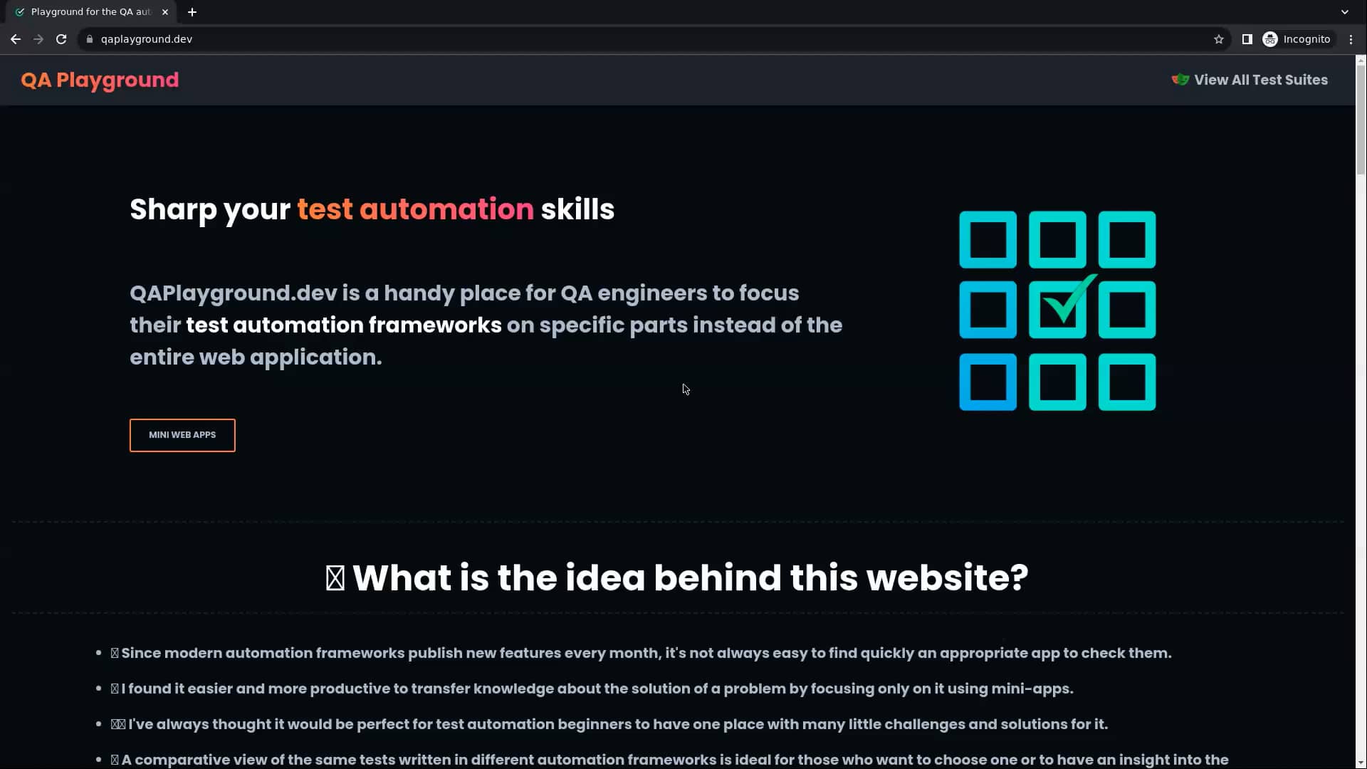 QA Playground on Vimeo