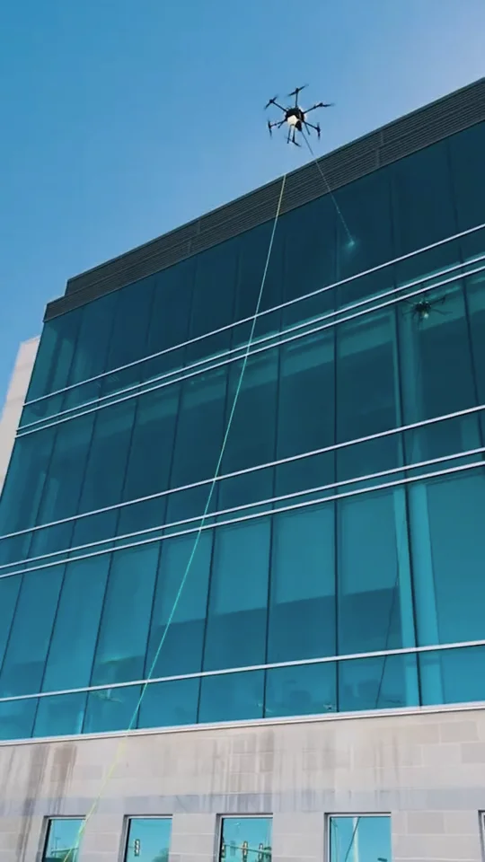 Drone Window and Facade Washing - TurnKey Solutions