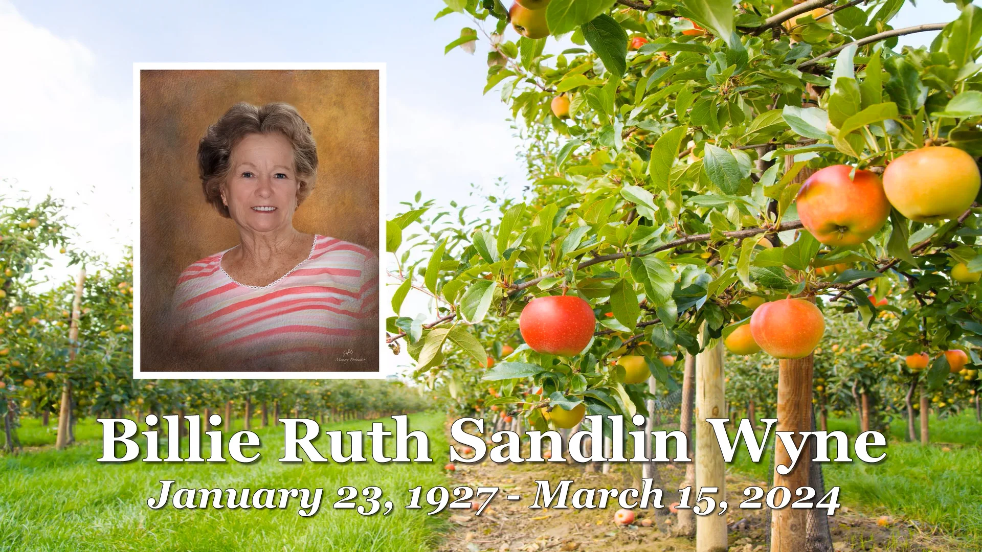 Billie Ruth Sandlin Wyne - Morgan & Nay Billie Wyne on Vimeo