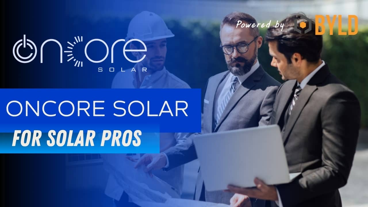 Oncore Solar for Solar Pros on Vimeo
